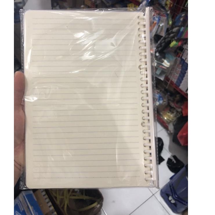 Jual Super Grosir map binder looseleaf transparan ring putih B5 atau a5 ...