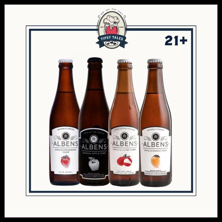 Jual 4 Botol Albens Apple All Variant 330Ml | Shopee Indonesia
