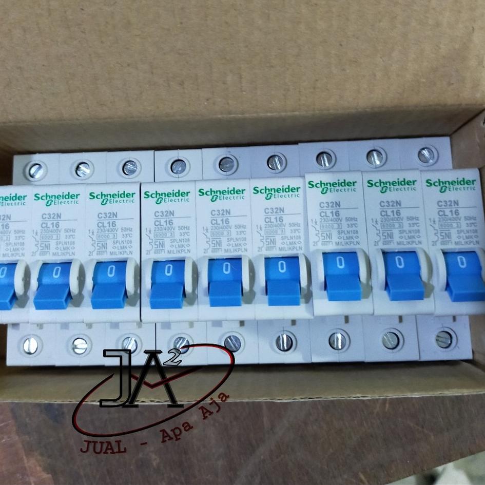 Jual Bagus!!!!!! MCB Schneider biru PLN MCB 1P 1F 1phase MCB Schneider ...