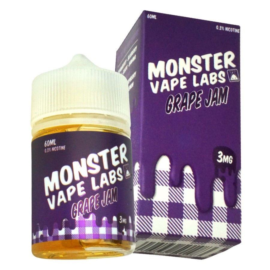 Jual Monster Vape Labs 60ML Raspberry Blackberry Mixed Berry Black ...