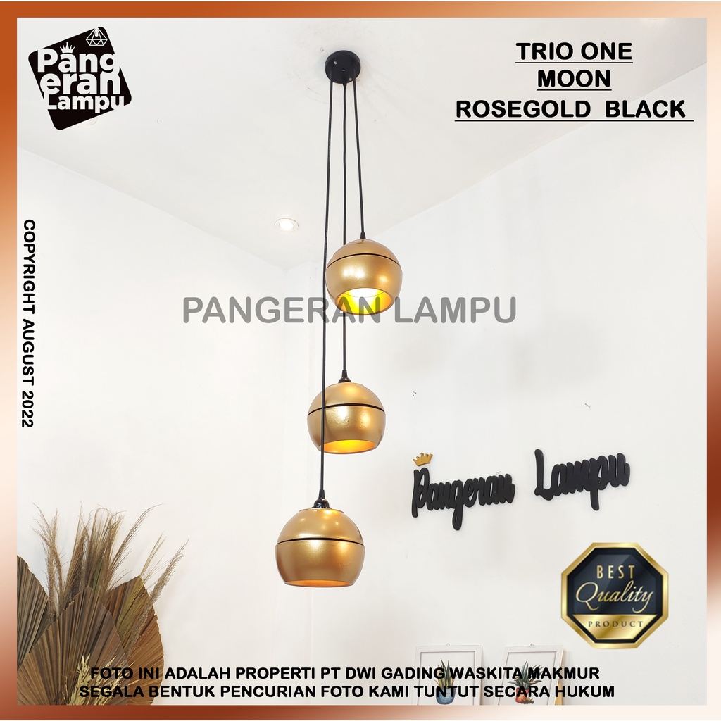 Jual Lampu Gantung / Lampu Hias / lampu Void 1 Set MOONLIGHT isi 3 one ...