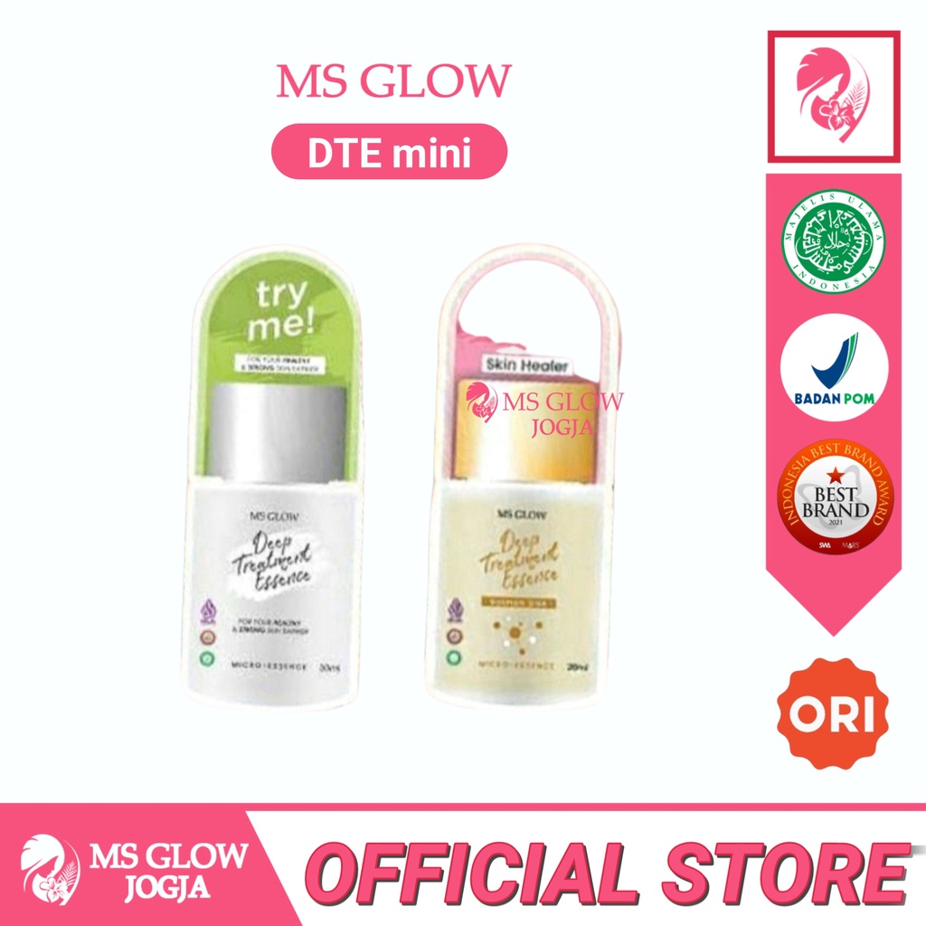 Jual DTE Mini Ms Glow - Deep Treatment Essence Ms Glow 30ml | Shopee ...