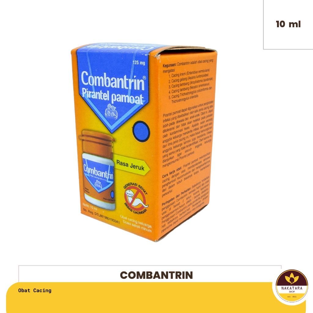 Jual Combantrin Sirup 10ML Rasa Jeruk - OBAT CACING | Shopee Indonesia