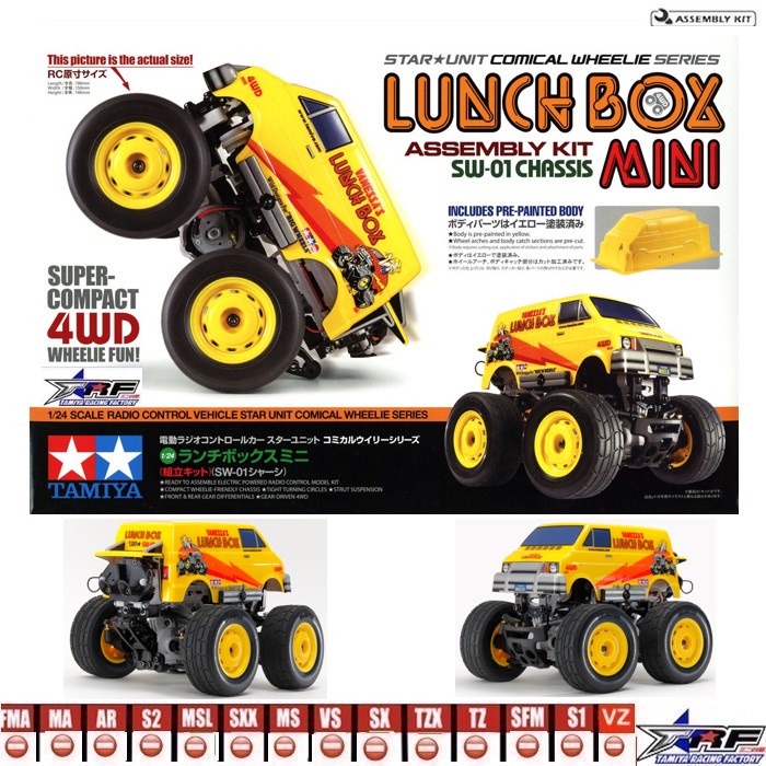 Jual TAMIYA 57409 1/24 R/C VEHICLE STAR UNIT COMICAL WHEELIE LUNCH BOX ...