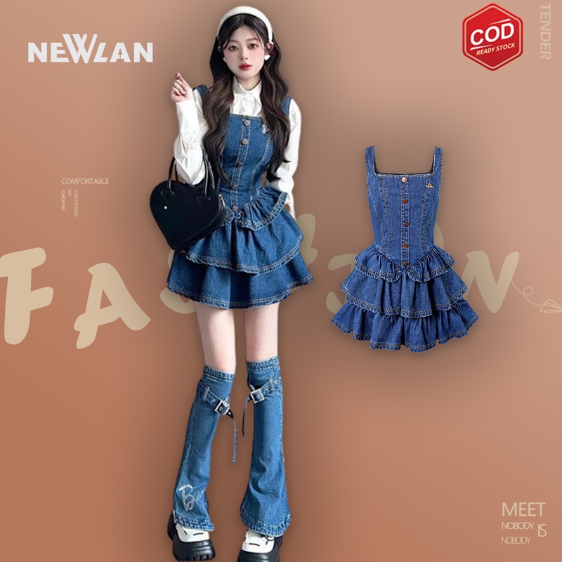 Jual Newlan QZ051 Evertops | Maureen Dress | Dress Wanita ONE SET ...