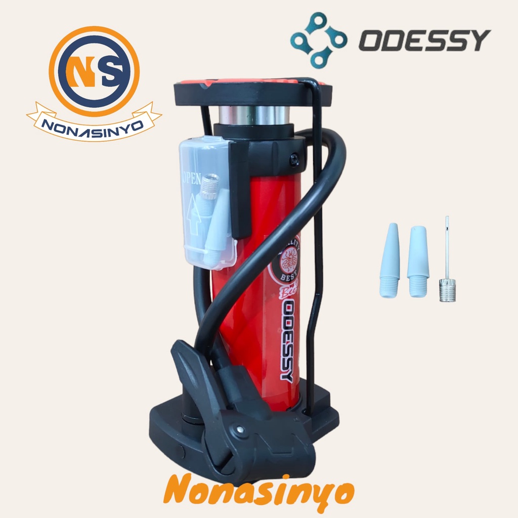 Jual Pompa Injak 2 lubang Foot Pump Kompa Angin Manual Kaki Injek Ban ...