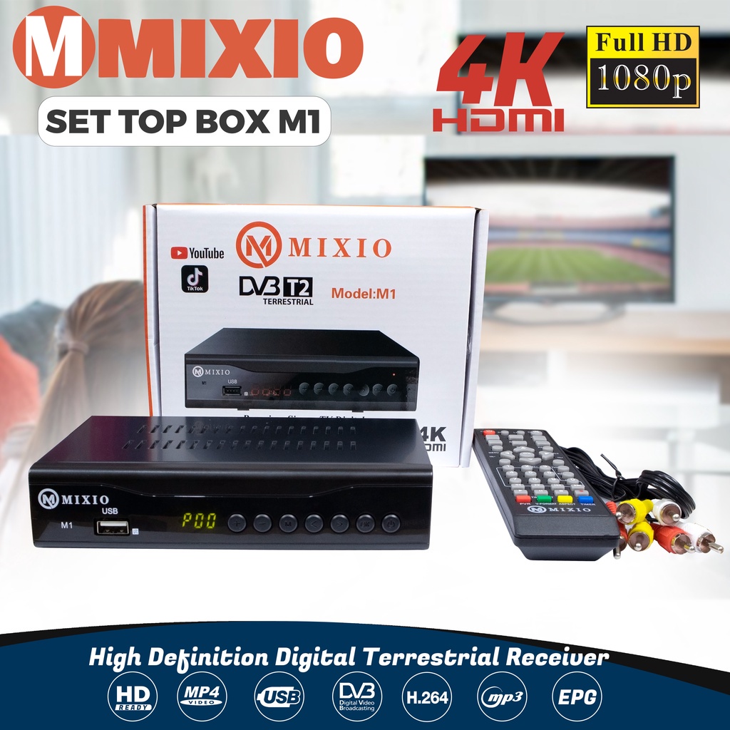 Jual Set Top Box MIXIO M1 Receiver Digital TV Antena Full HD 1080 ...
