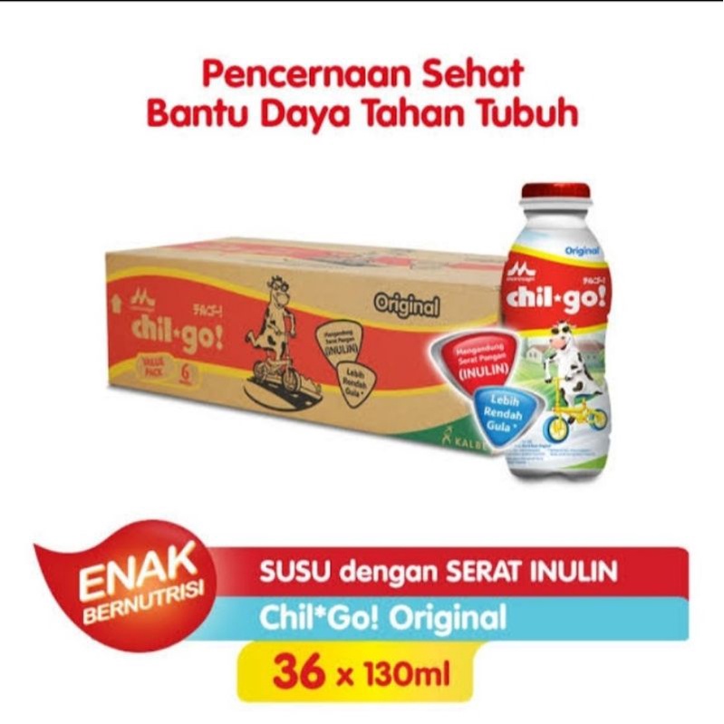 Jual MORINAGA CHIL-GO Original Botol 130ml (1Dus isi 36pcs) | Shopee Indonesia