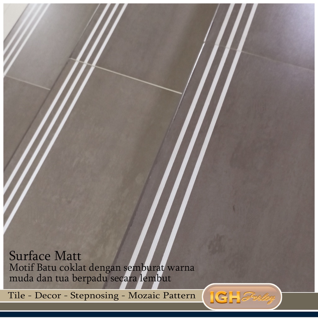 Jual Stepnosing Granit 30x60 Motif Coklat Lembut Matt Lantai Tangga ...
