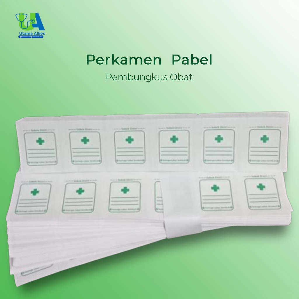 Jual PERKAMEN PABEL | KERTAS OBAT | Shopee Indonesia