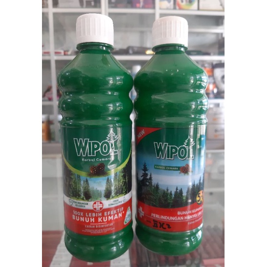 Jual Wipol Karbol Cemara Botol 450ml - Cairan Disinfektan | Shopee ...