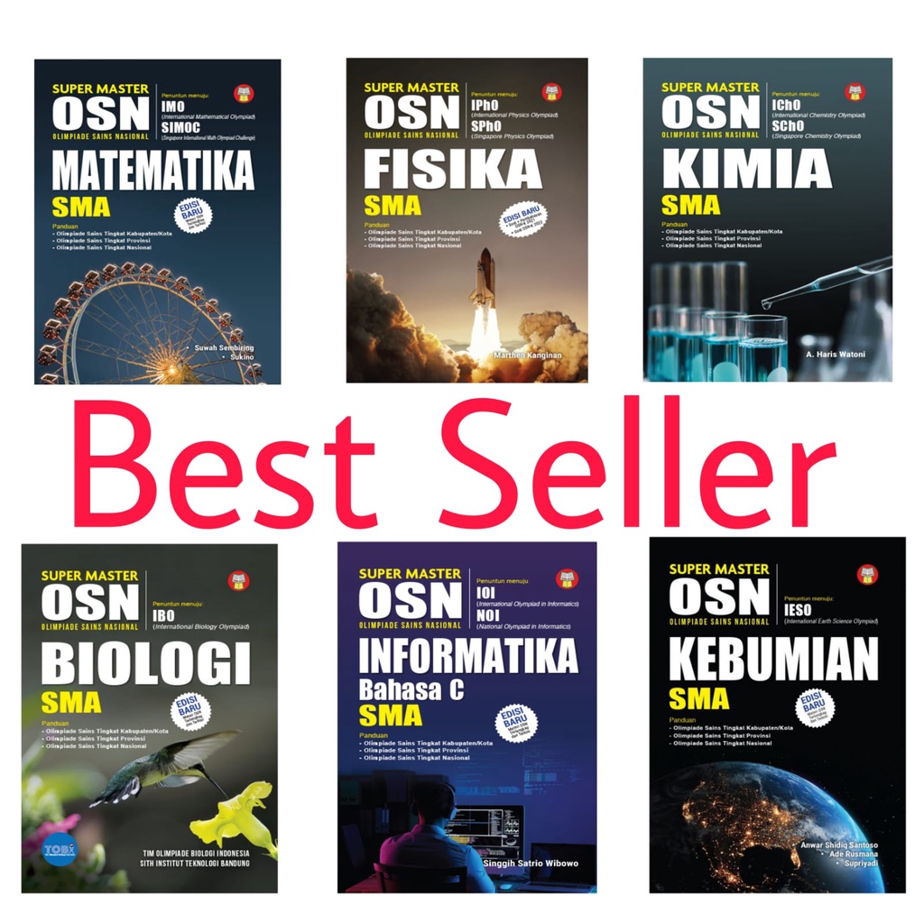 Jual Buku OSN/KSN/Olimpiade Matematika/Fisika/Kimia/Biologi/Iformatika/Kebumia SMA/MA | Shopee ...