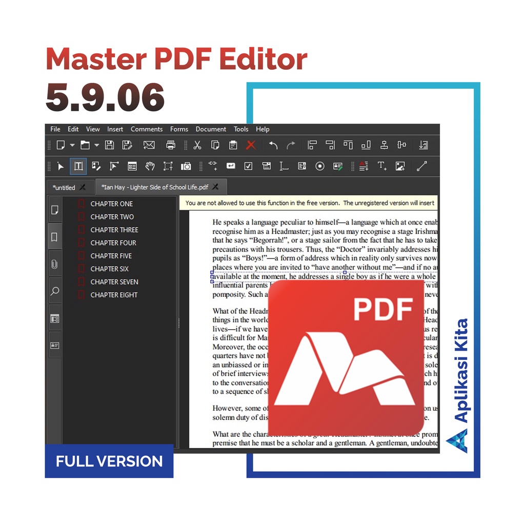Jual Master PDF Editor v5.9 Full Version - For Windows | Shopee Indonesia