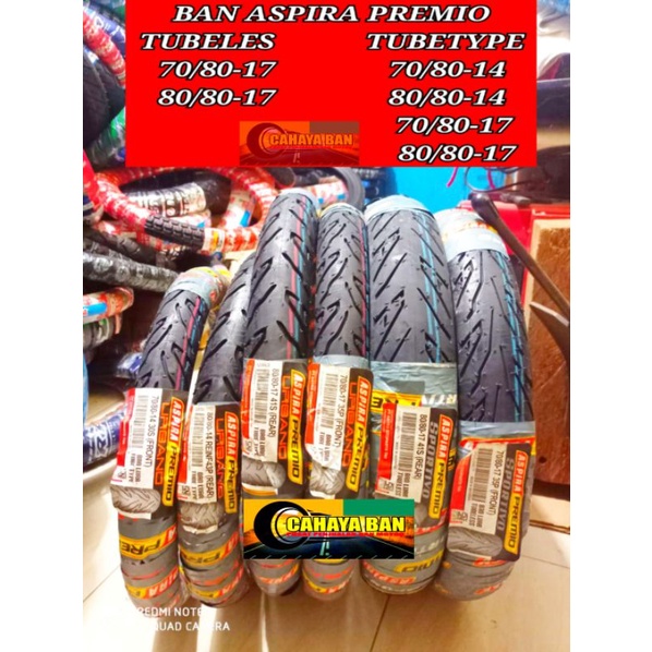 Jual BAN ASPIRA PREMIO URBANO SPORTIVO 70/80-14 DAN 80/80-14 DAN 70/80-17 DAN 80/80-17 ban ...