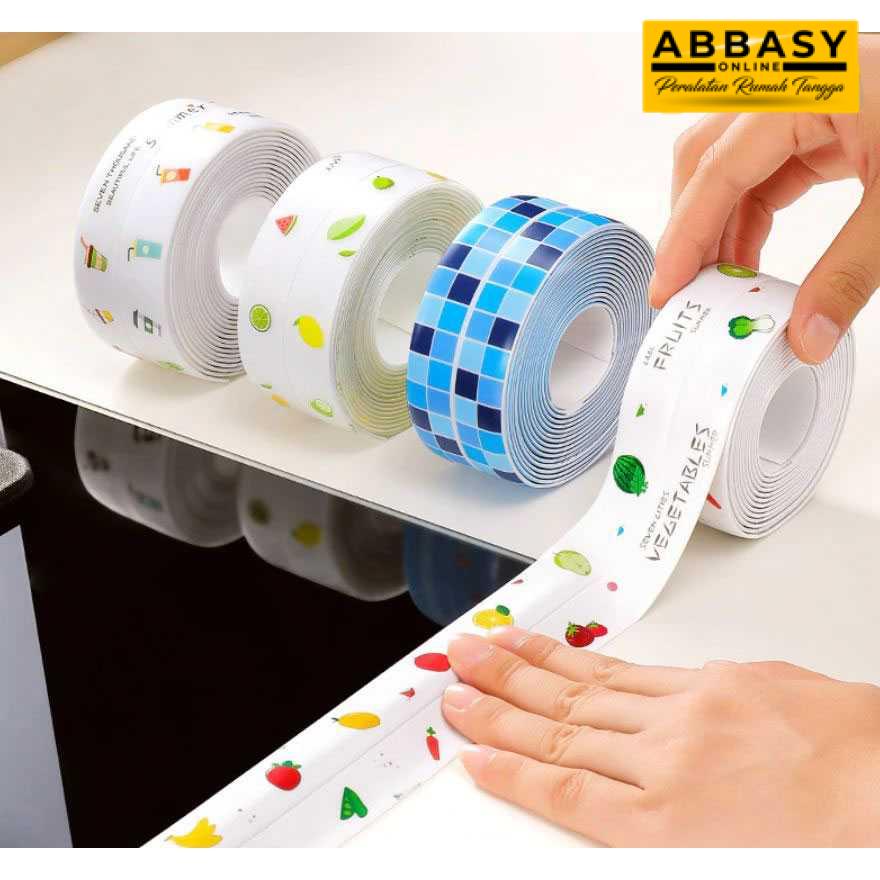 Jual Sticker Anti Jamur Adhessive Anti-Mold Waterproof 3.7CM x 3.2M ...