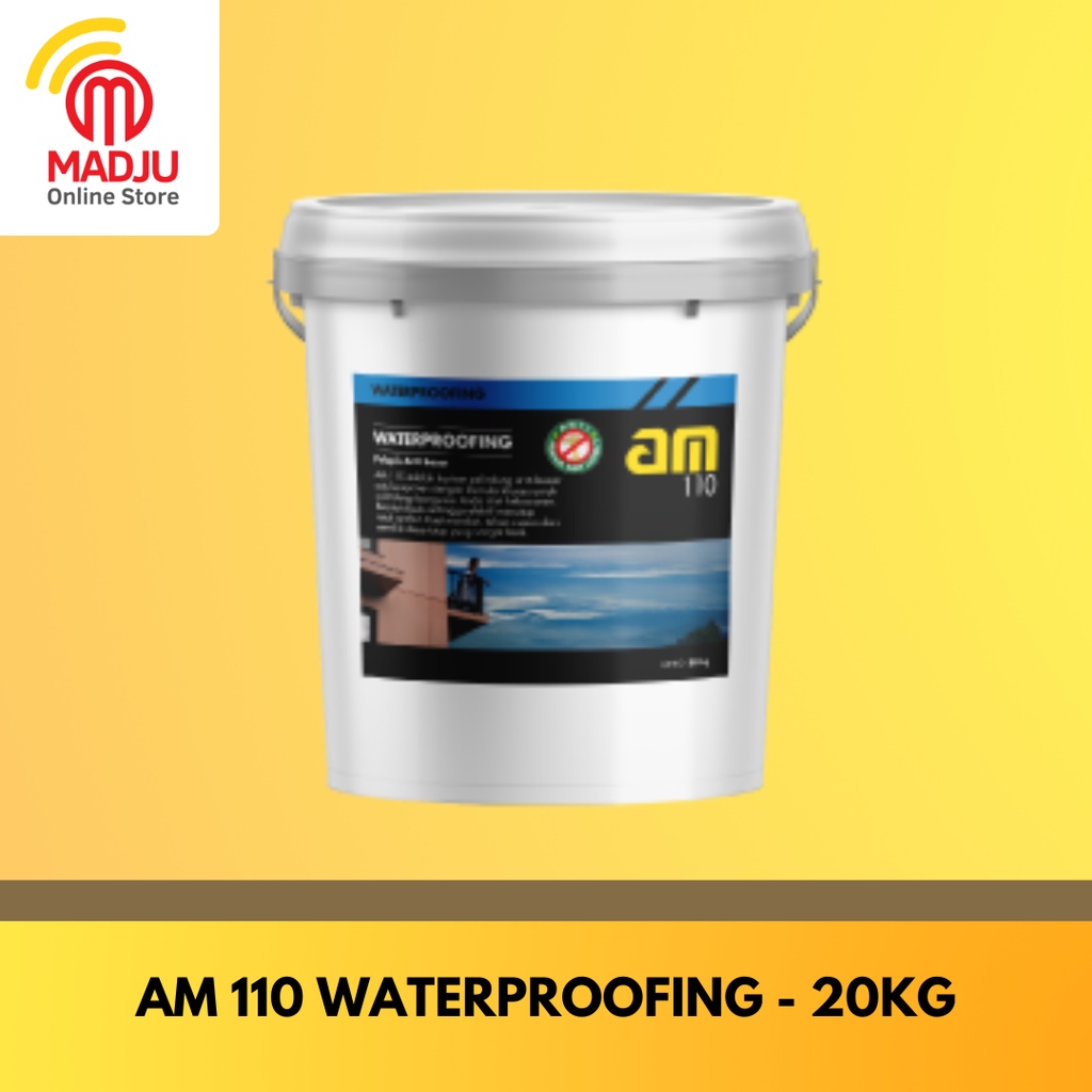 Jual AM 110 Waterproofing Pelapis Anti Bocor 20kg | Shopee Indonesia