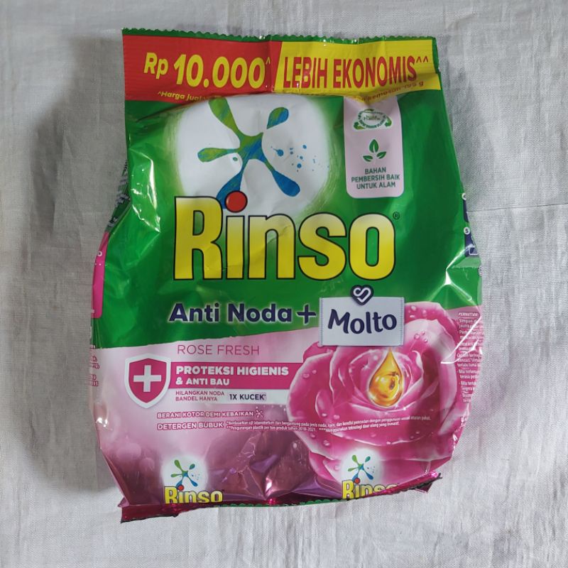 Jual RINSO KEMASAN 380gr (1 pcs) | Shopee Indonesia