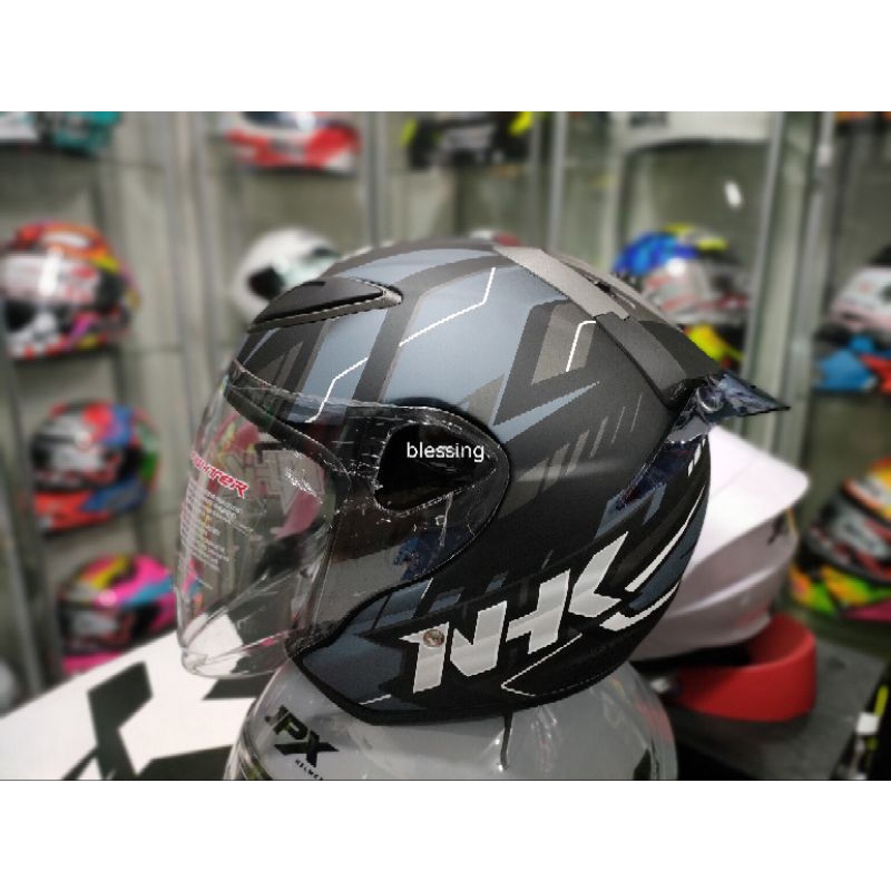 Jual NHK R6 PATROL SERIES ALL WARNA DAN PAKET SPOILER HELM OPEN FACE ...