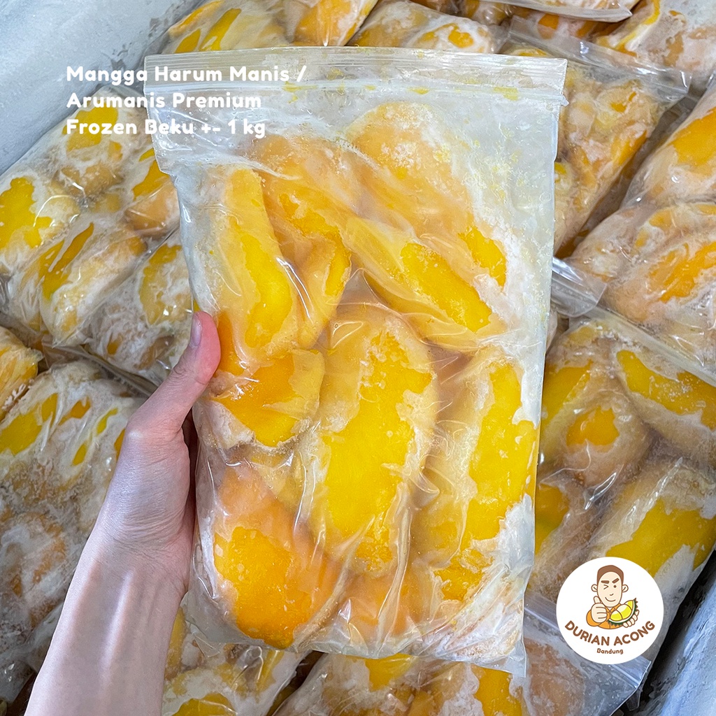Jual Mangga Harum Manis / Arumanis Premium Frozen Beku +- 1 kg | Shopee ...