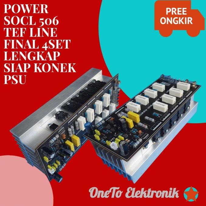 Jual Power Driver Socl 506 Tef 4Set Lengkap Siap Konek Psu #Original ...