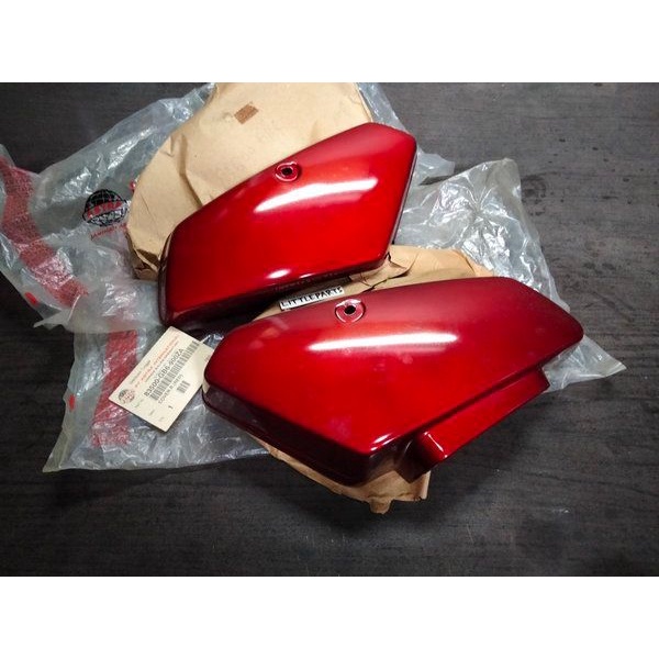 Jual cover tutup box aki accu side box cover honda c700 c800 astrea 800 ...