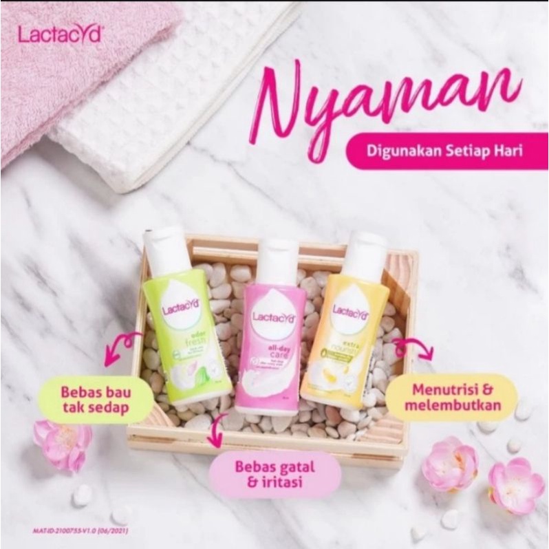 Jual lactacyd odor fresh 60ml // lactacyd all day care 60 ml // Lactacyd feminine wash extra ...