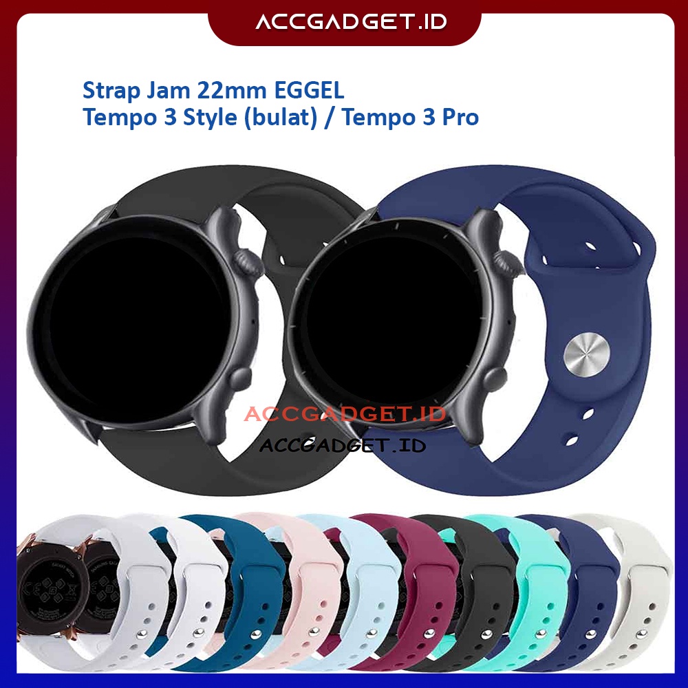 Jual Tali Strap Jam Eggel Tempo 3 Style / Eggel Tempo 3 Pro /Eggel ...