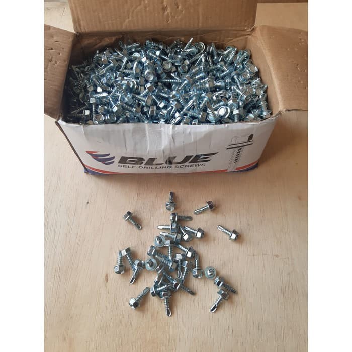 Jual PER 10PCS BAUT BAJA RINGAN 12 X 55/Baut / sekrup / roofing ...