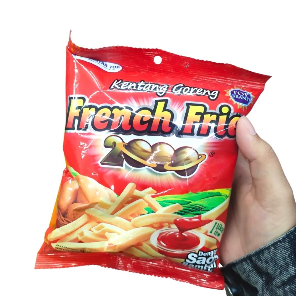 Jual KENTANG GORENG french fries 2000 dengan saos kemasan sambal COLEK ...