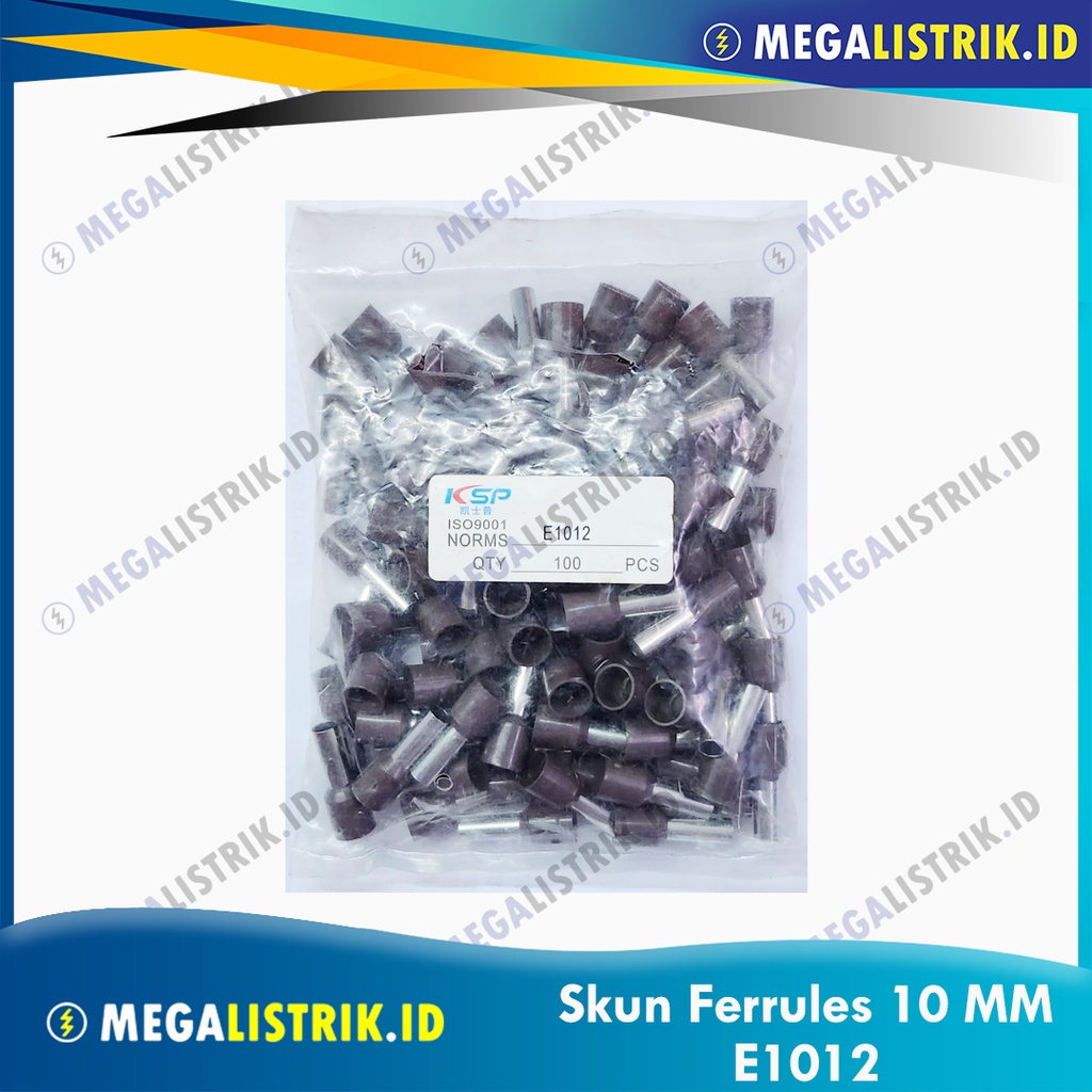 Jual KSP SKUN FERRULES 10 MM / SKUN KABEL FERULES 10MM / INSULATED END ...