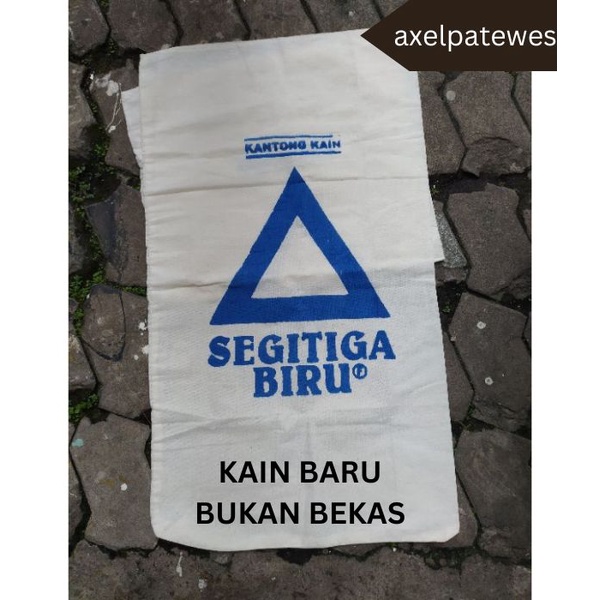 Jual [ BARU ] Karung Gandum Segitiga Biru Untuk Prakarya Ospek Sarung ...