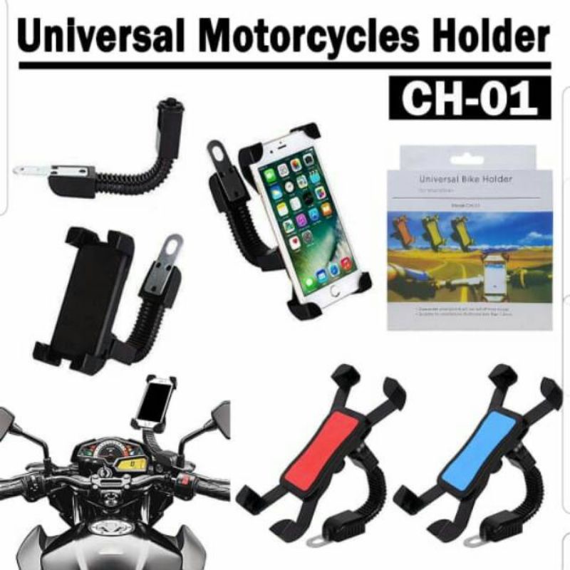 Jual HOLDER HP MOTOR UNIVERSAL HOLDER MOTOR SPION TEMPAT HP DIMOTOR ...