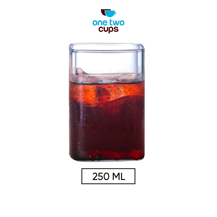 Jual One Two Cups Gelas Minuman Borosilicate Glass 250ml | Shopee Indonesia