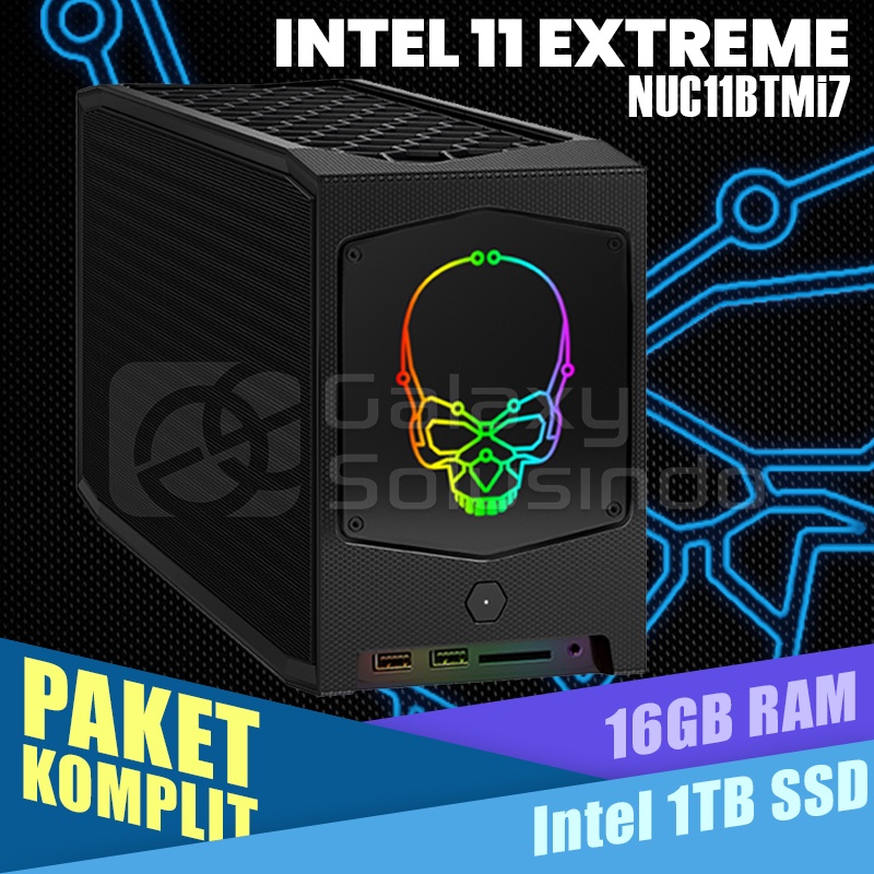Jual Intel NUC 11 Extreme NUC11BTMi7 Kit Gaming Mini PC - Paket 16GB RAM - 1TB NVME SSD | Shopee ...