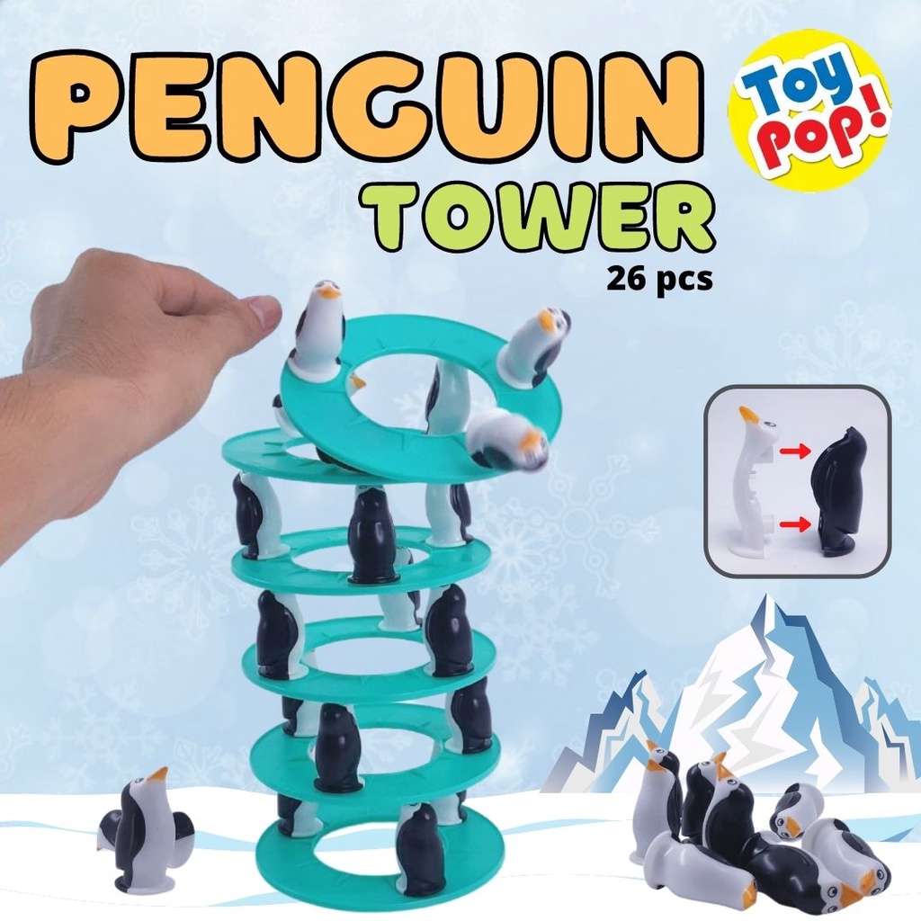 Jual Mainan Penguin Tower Menara Pinguin | Shopee Indonesia
