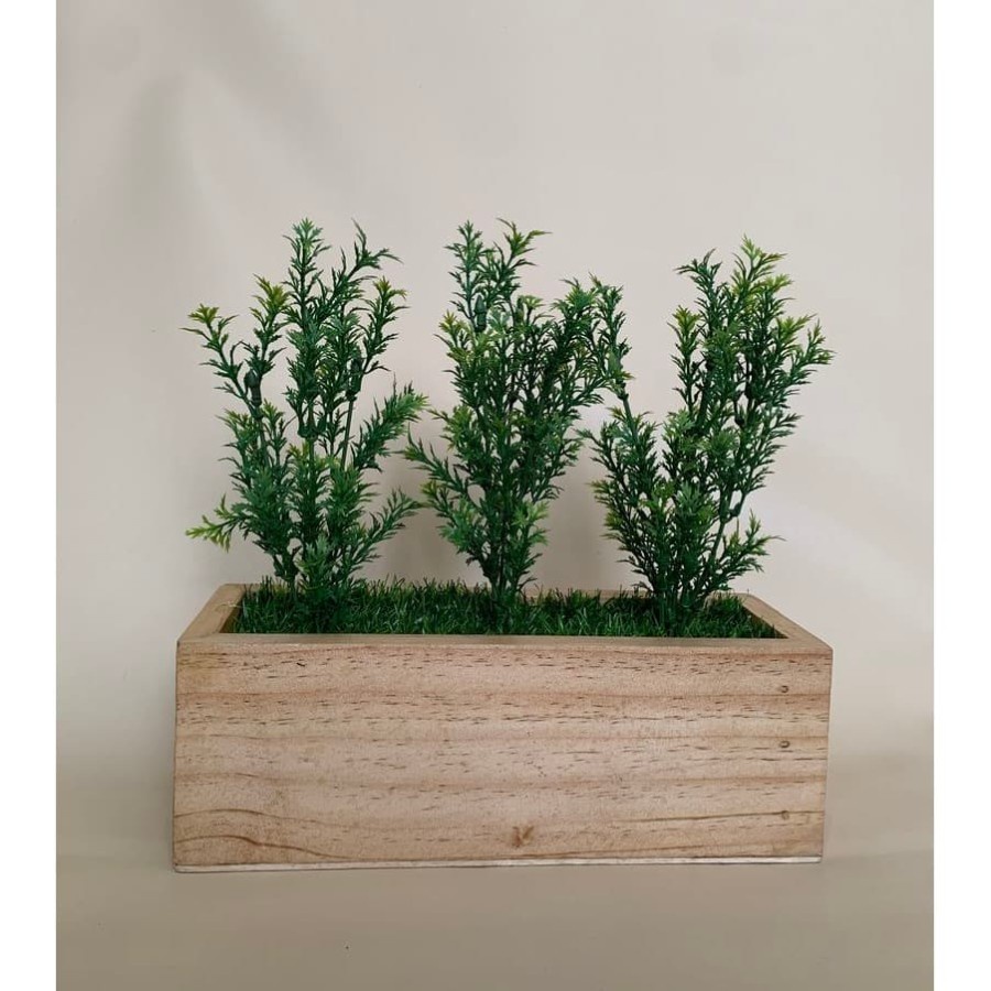 Jual Planter Box Mini Tanaman Artificial (Seledri) | Shopee Indonesia