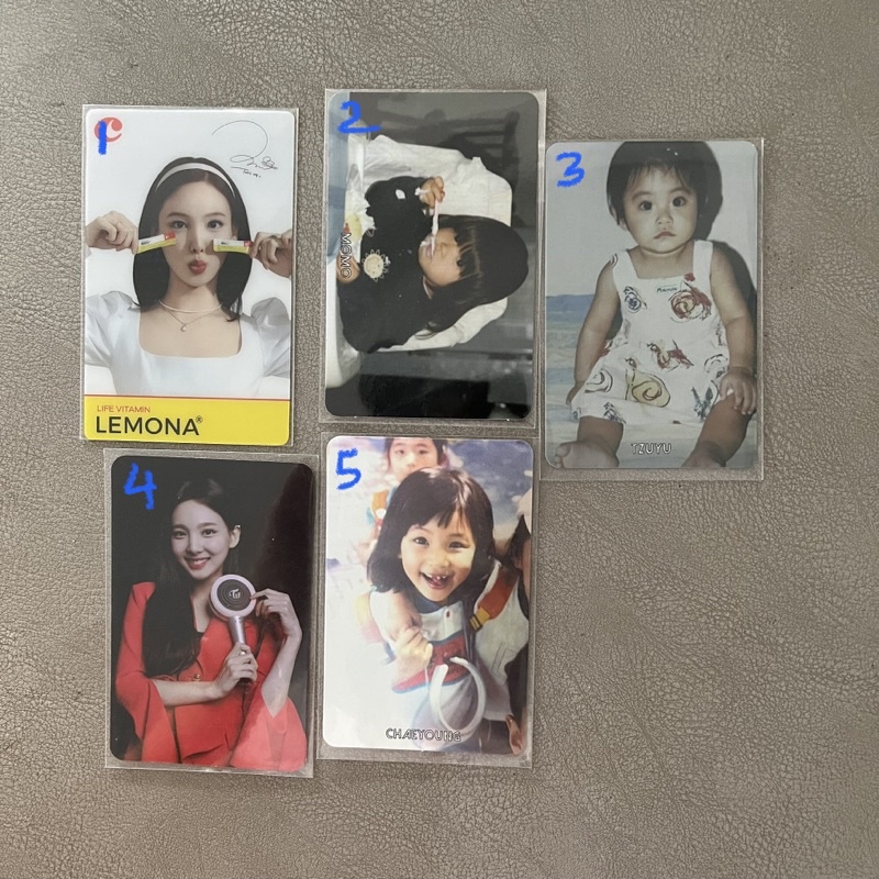Jual wts photocard pc twice murah candybong z nayeon lemona tsb baby momo tzuyu chaeyoung ...
