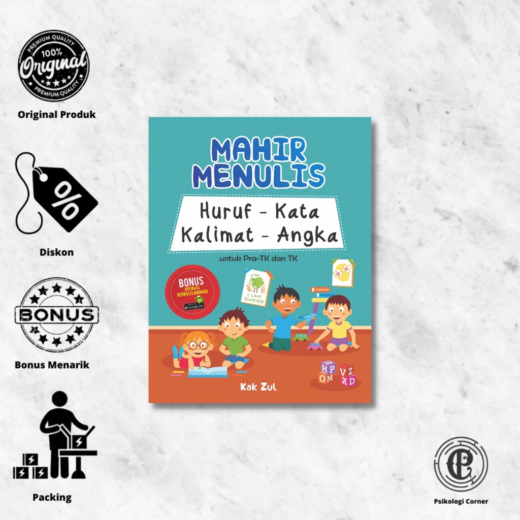 Jual MAHIR MENULIS HURUF KATA KALIMAT ANGKA - Kak Zul | Shopee Indonesia