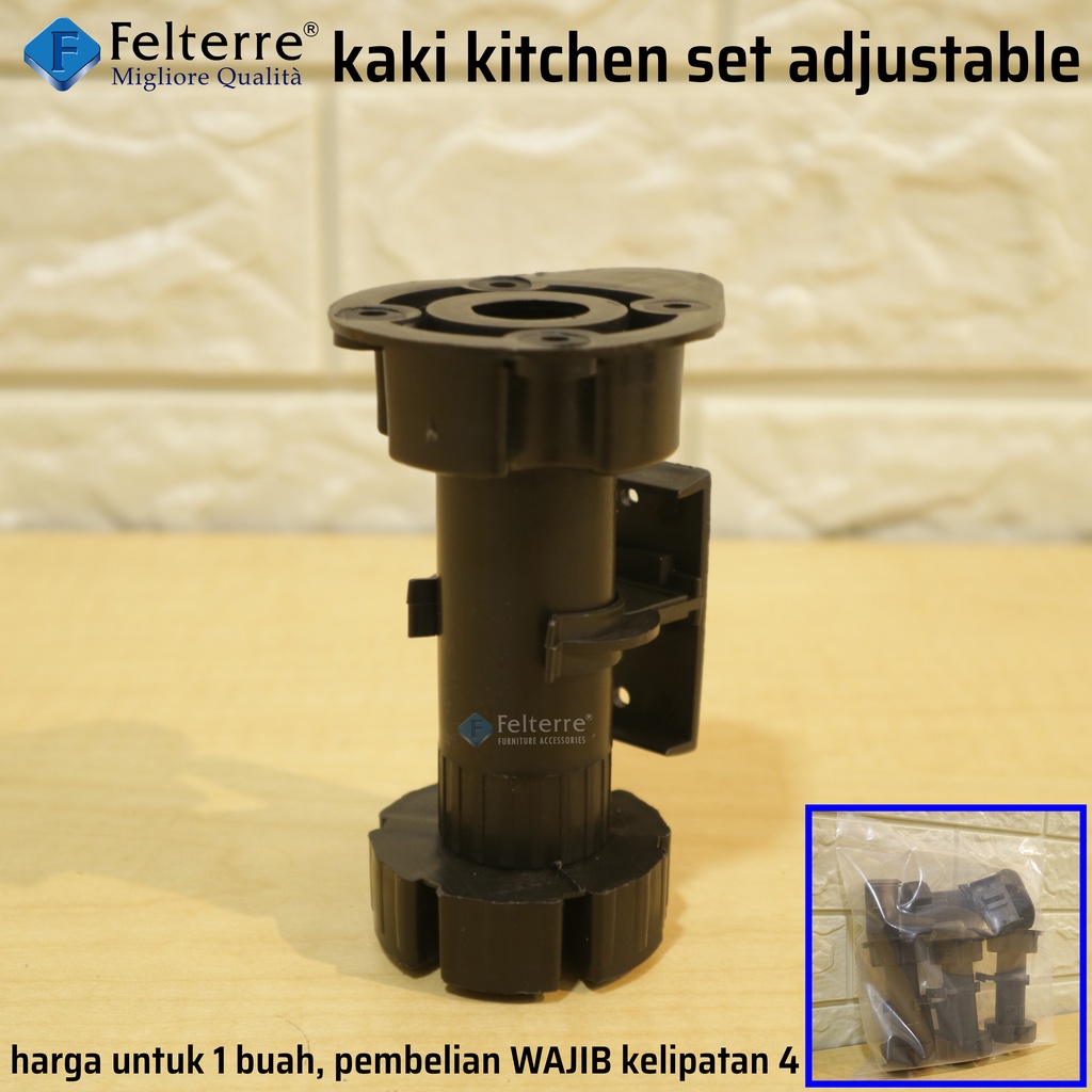 Jual kaki kitchen set FELTERRE | kitchen leg adjuster kaki lemari dapur ...