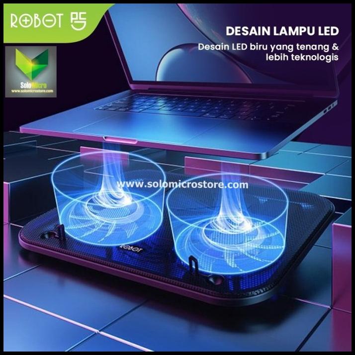 Jual Robot Stand Laptop + Kipas Pendingin Led Cooling Pad Rt-Lcs01 ...