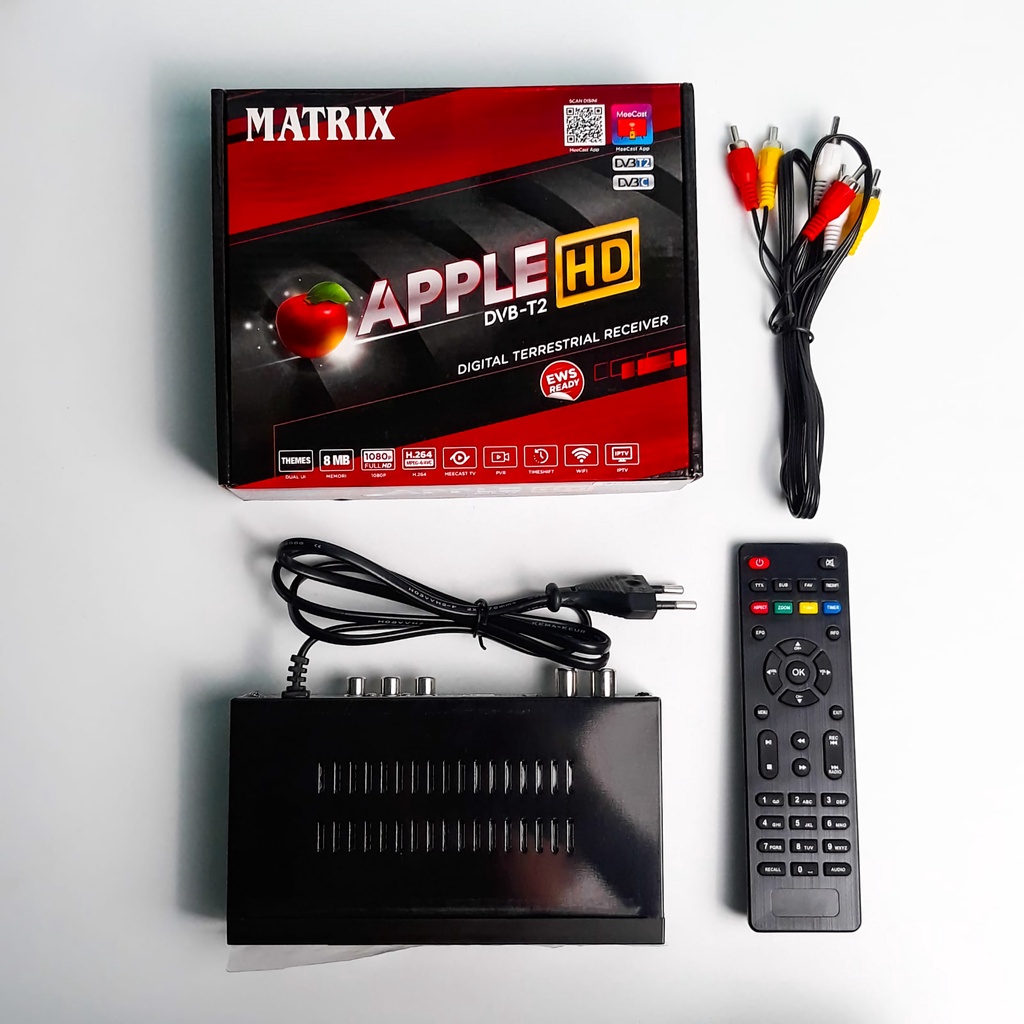 Jual Set Top Box STB Matrix Apple DVBT2 HD Digital DVB T2 Metrix Aple | Shopee Indonesia
