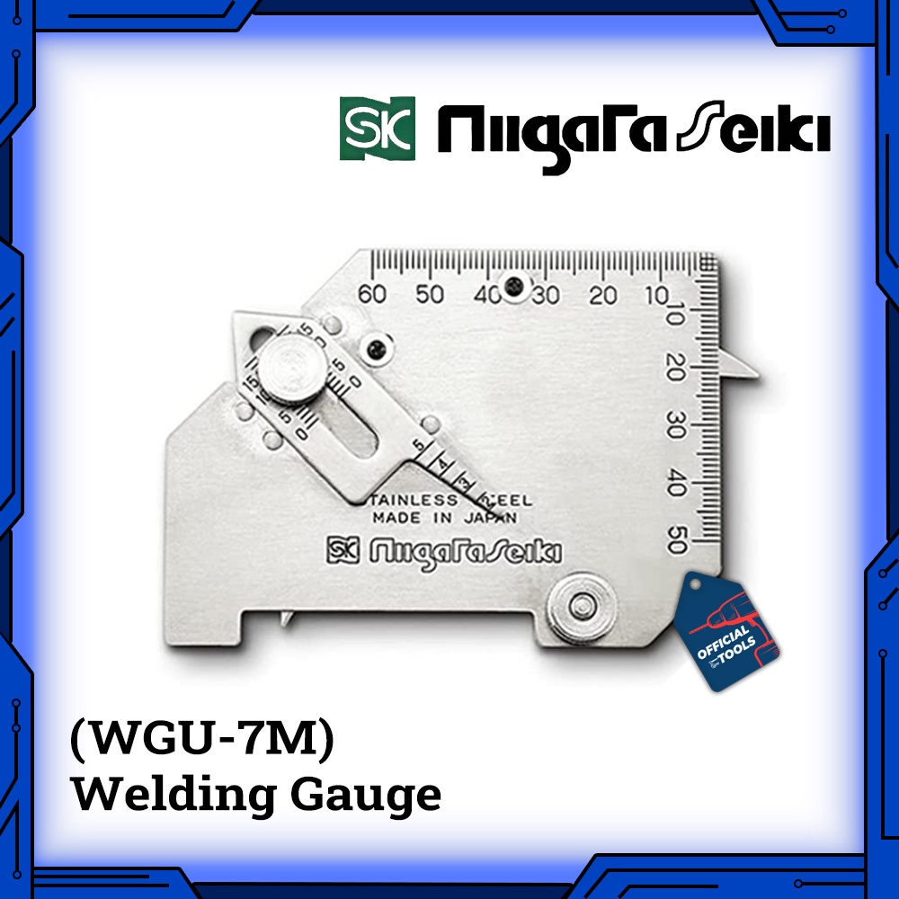 Jual Welding Gauge Alat Ukur Las WGU-7M Niigata Seiki Original Made In Japan Stainless | Shopee ...