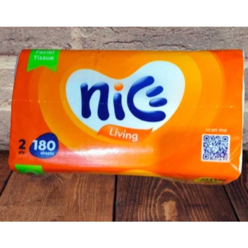 Jual Tissue Nice 180 sheet 2ply / Tisu Nice 180 sheet /Tisu Clean 180 ...