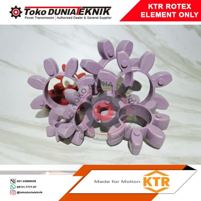Jual GR-42 ELEMENT/ RUBBER COUPLING T-PUR PURPLE ROTEX-KTR ORIGINAL ...