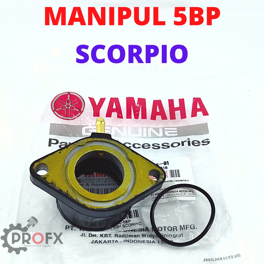 Jual MANIPUL INTAKE SCORPIO YAMAHA 5BP LEHER ANGSA KARBU KUALITAS ...