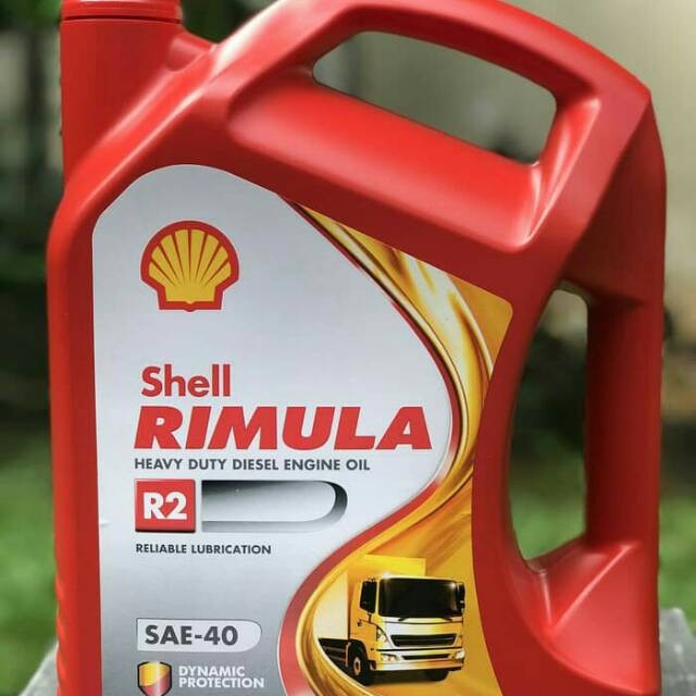Jual Oli Shell Rimula D Sae 40 Rim R2 40 Merah 5 Liter Original -10248 ...