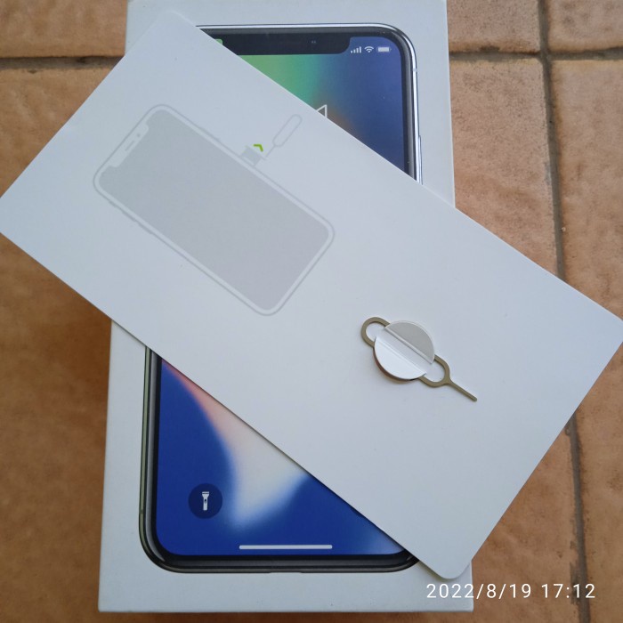 Jual Tray Jarum Sim Ejector Bawaan Iphone X 100% Original | Shopee Indonesia