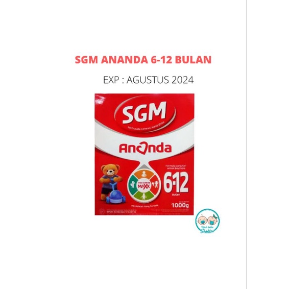 Jual SGM ANANDA 2 6-12 BULAN 1000gr | Shopee Indonesia
