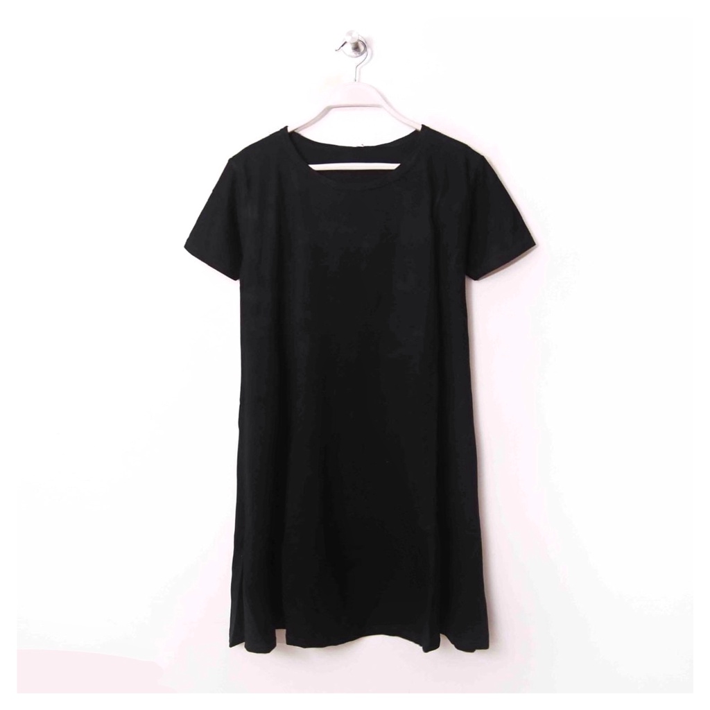 Jual Dress Tangan Pendek LD 110cm Model Pinggul Lebar 130cm | Shopee ...