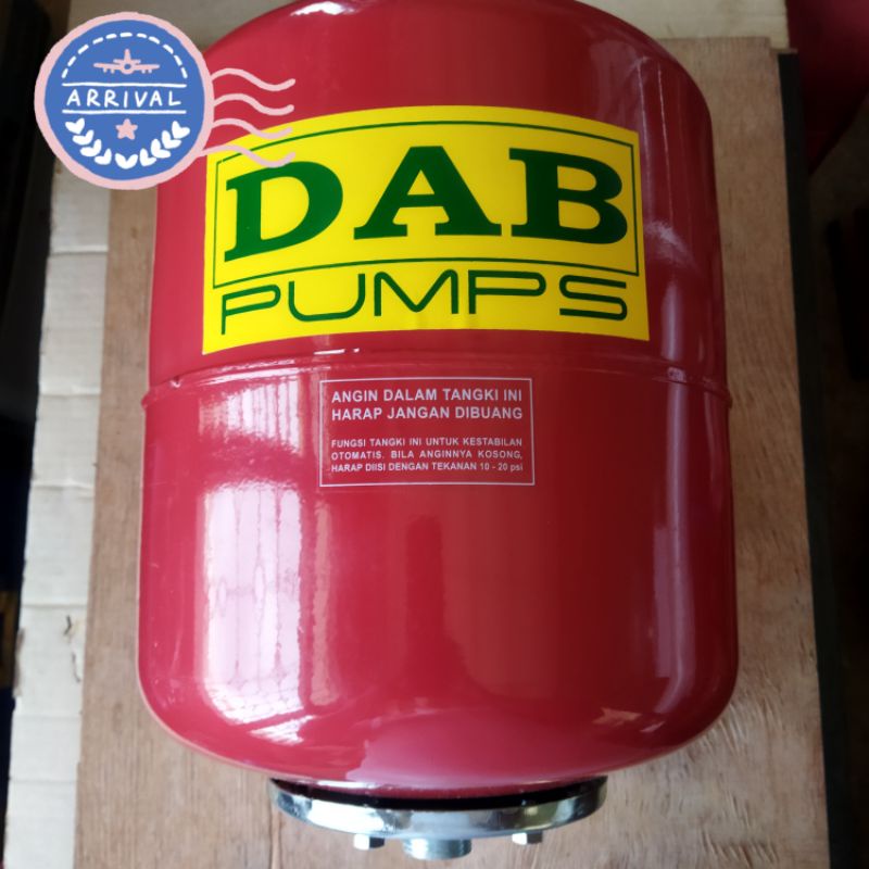 Jual Tangki Jet Pump Pressure Tank DAB 19 Liter Merah | Shopee Indonesia